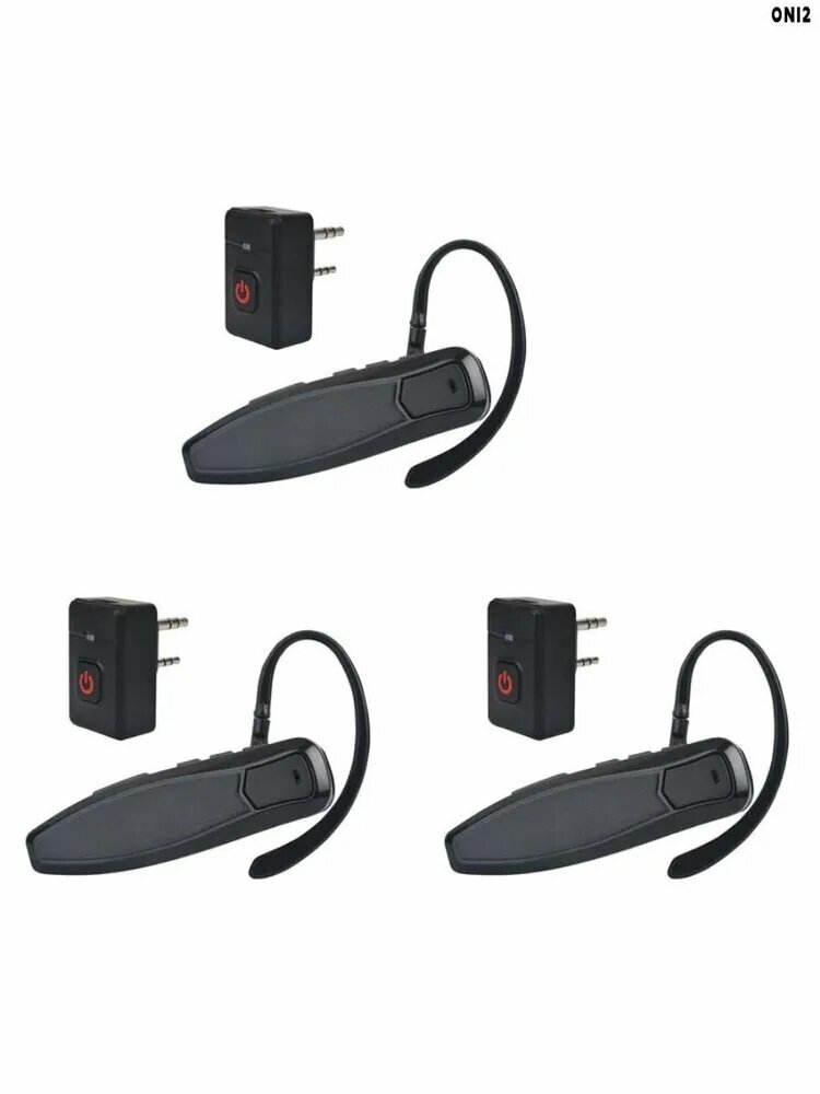 3X Беспроводная Bluetooth-Гарнитура Walkie Talkie PTT, Наушник, Разъем Свободные Руки K Для Микрофона , Адаптер Гарнитуры