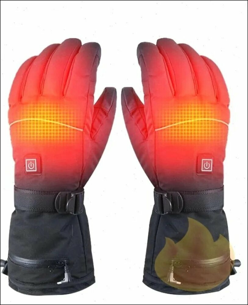 Варежки с подогревом(Источник питания, принадлежащий пользователю)