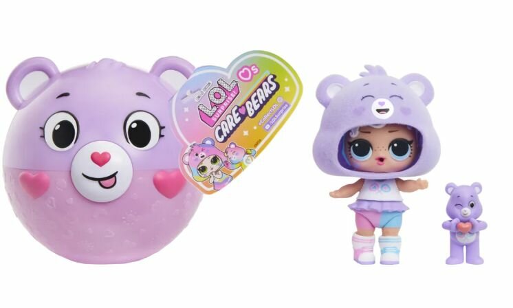 Шарик лол Кукла L.O.L. Surprise! Loves Care Bears Tots