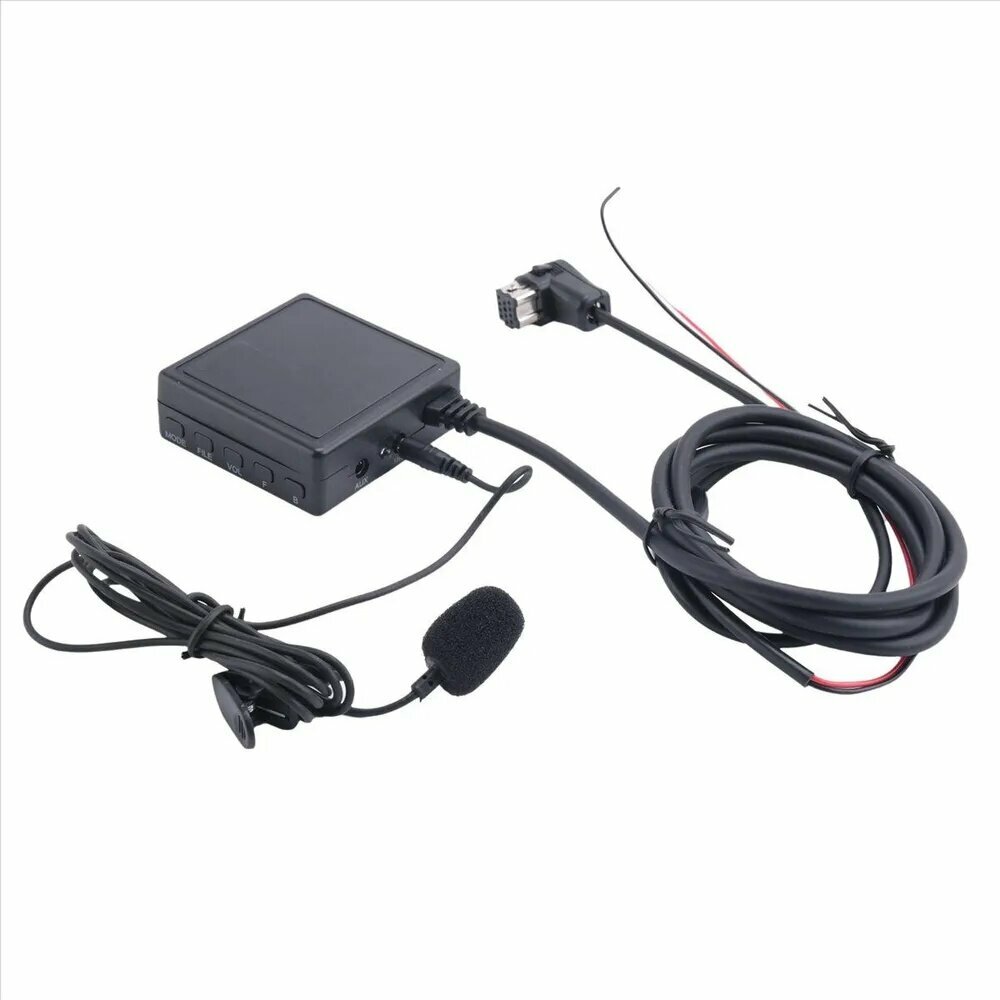 Bluetooth 5.0 AUX USB музыкальный адаптер для автомагнитолы Pioneer P99 P01 IP-BUS (черный)