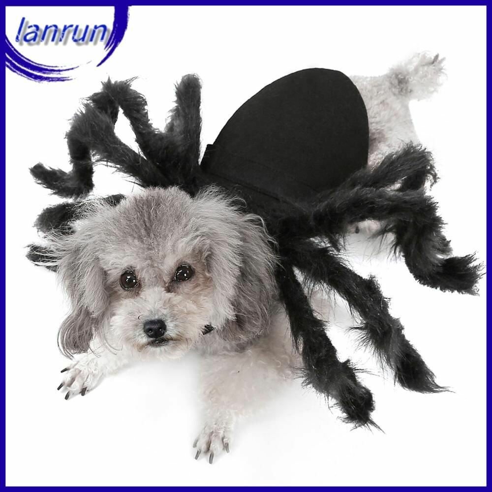 Наряд паука для собак и кошек, уютный и веселый костюм на Хэллоуин, для питомцев