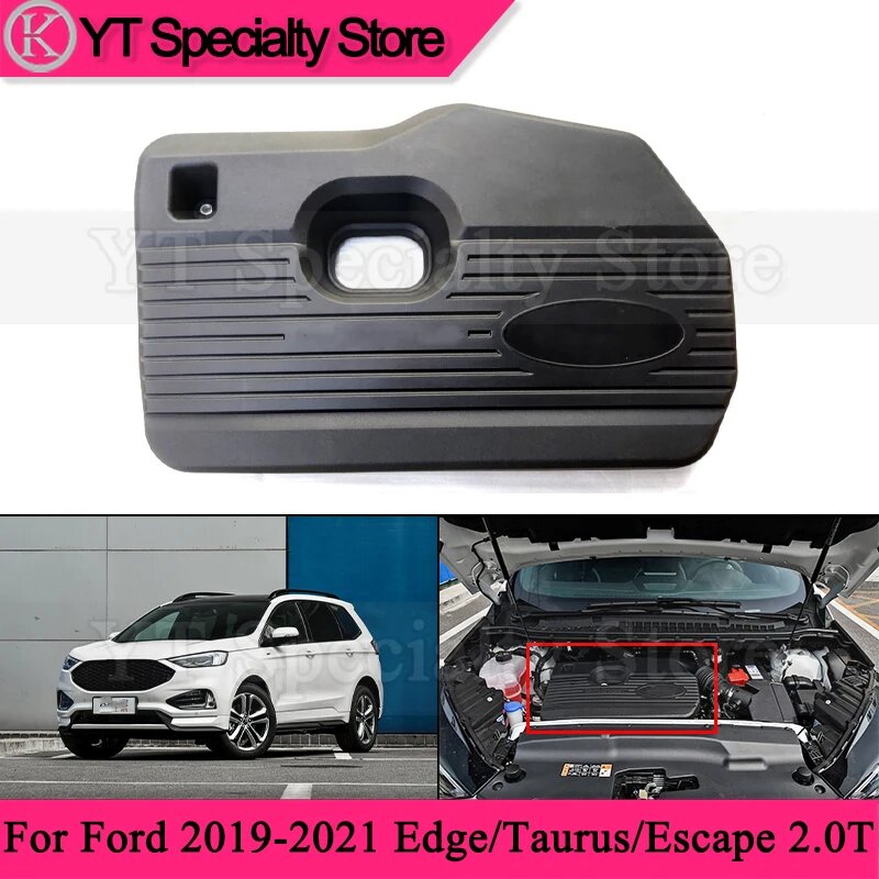 Крышка двигателя Kamshing K2GE6A949DA, верхняя защитная крышка для Ford 2019-2021 Edge/Taurus/Escape 2.0T