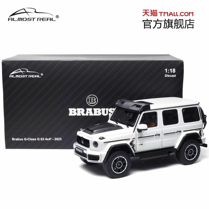 Машинка AlmostReal 1/18 Bosu 800 G-Class G 63 4X4 Модель легкосплавного автомобиля