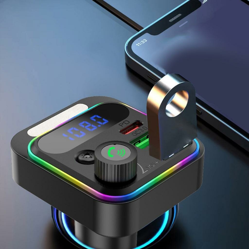 FM-трансмиттер Bluetooth для автомобиля — фото 1