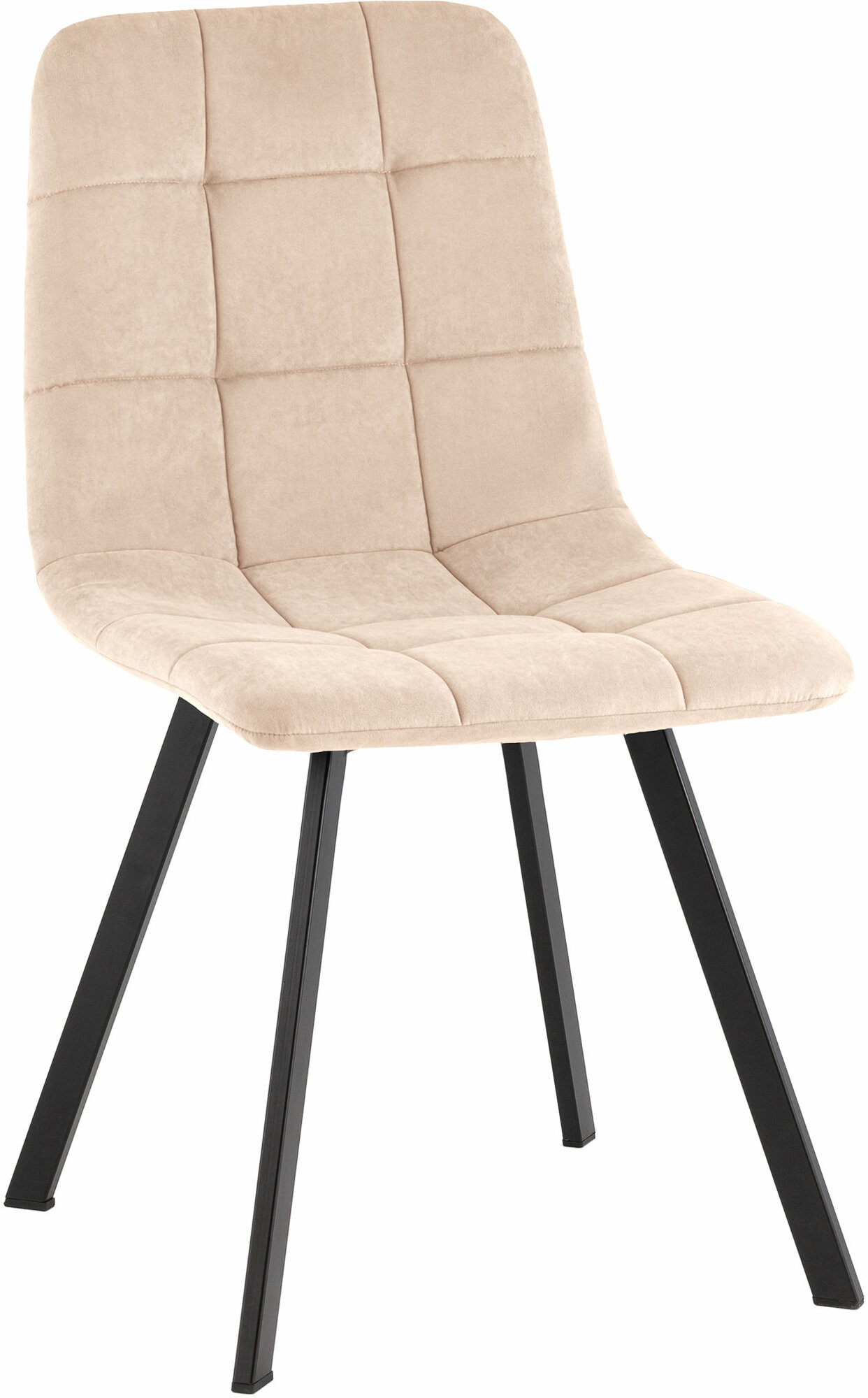 Стул обеденный STOOL GROUP Одди Original Square Велюр бежевый