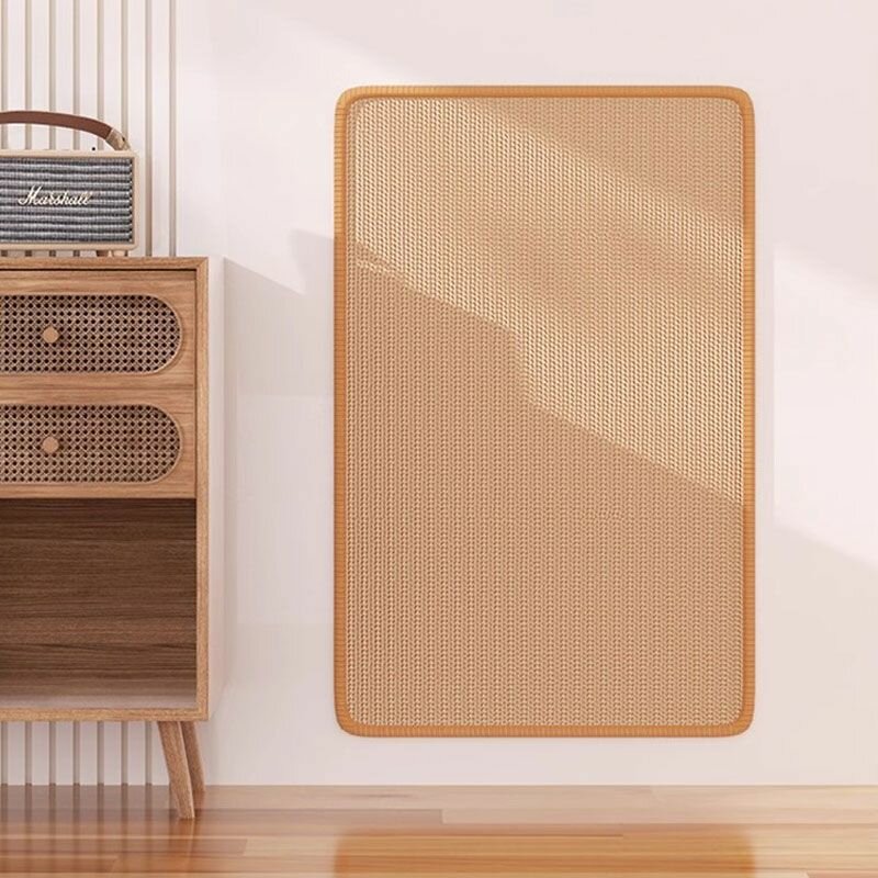 Когтеточка из сизаля для кошек, не сыпется, на стену, защита дивана, размер S/M