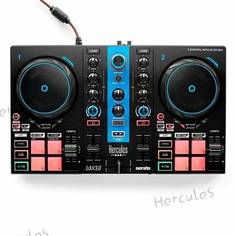 Контроллер Hercules DJControl Inpulse 200-MK2