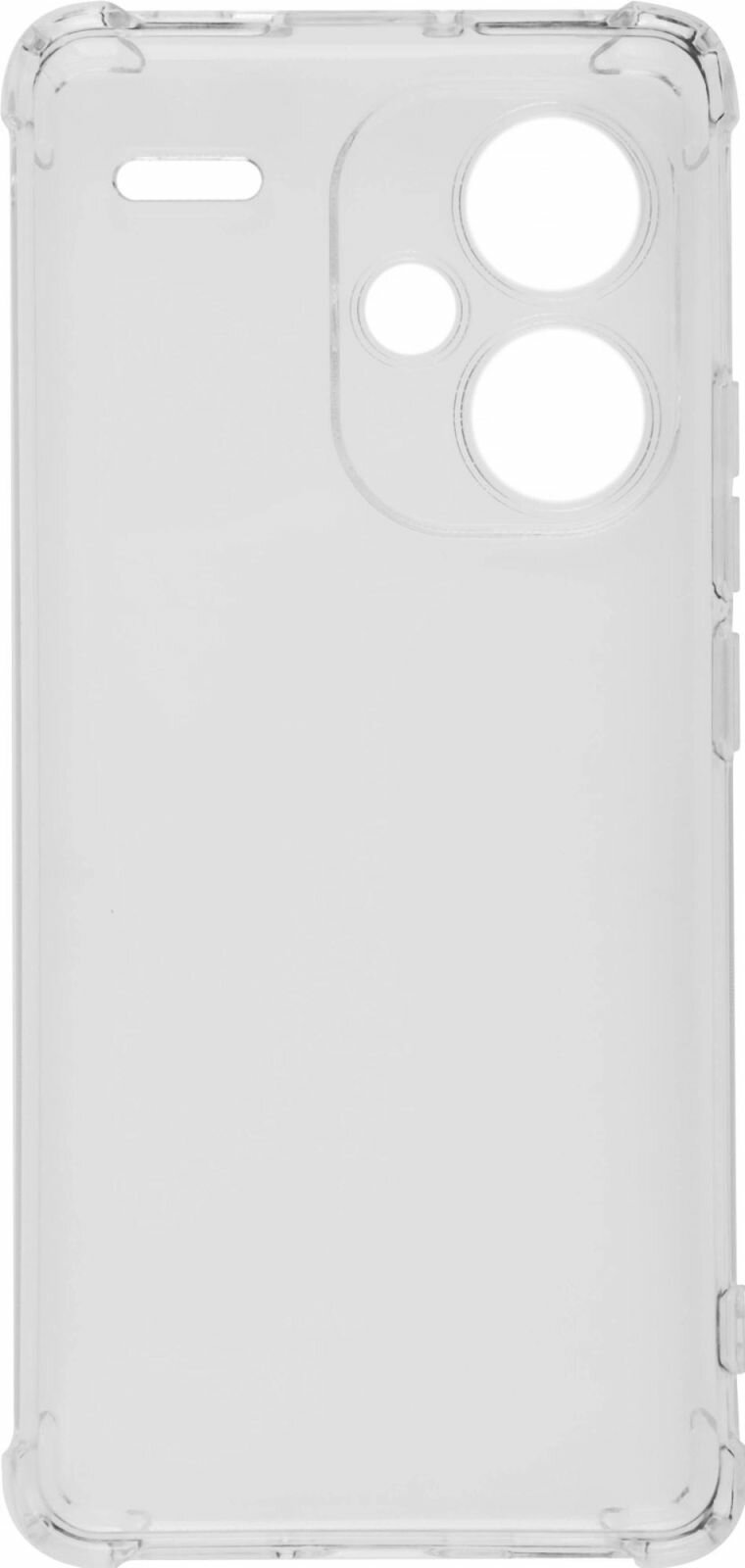 Чехол клип-кейс Borasco для хiaomi Redmi Note 13 Pro + Bumper Case, прозрачный (73004)