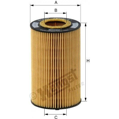 Фильтр масляный HENGST E149HD114 картридж Mercedes M-Class W164 Ml63 06->