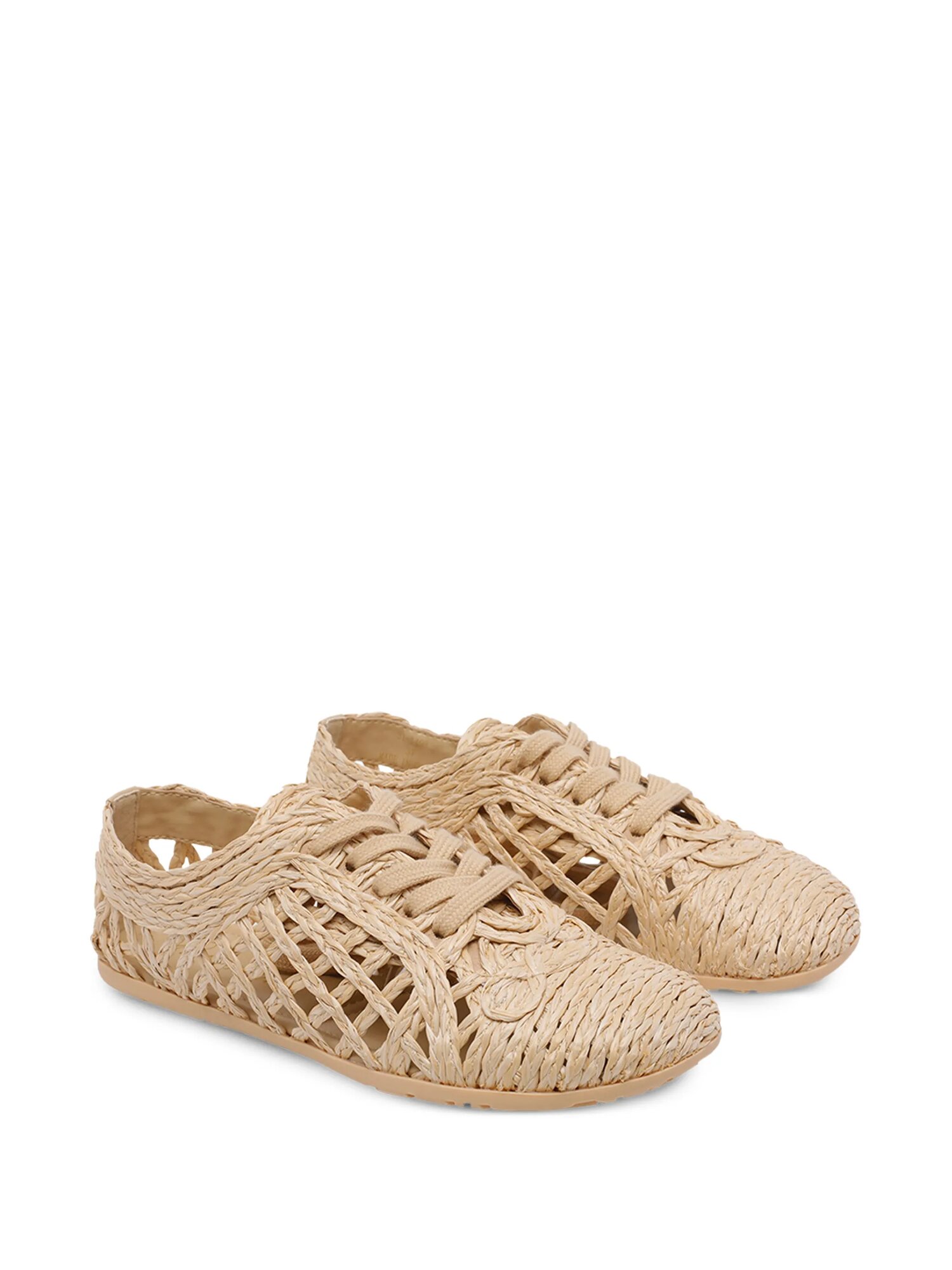 Кроссовки Paloma Barcelo Palomitas Cora raffia sneakers, размер 38, разноцветный — фото 1