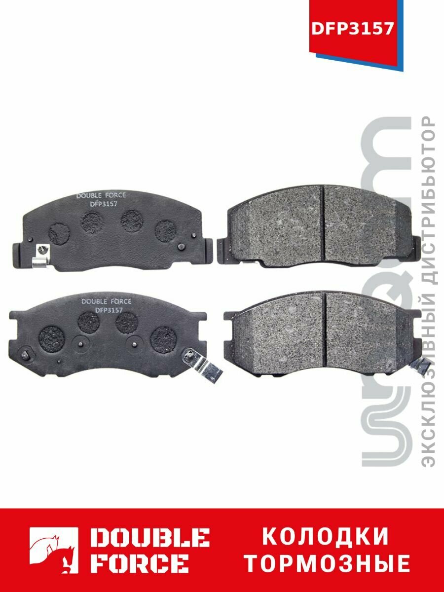 Колодки тормозные передние TOYOTA ESTIMA 1990 - 1999 Double Force DFP3157