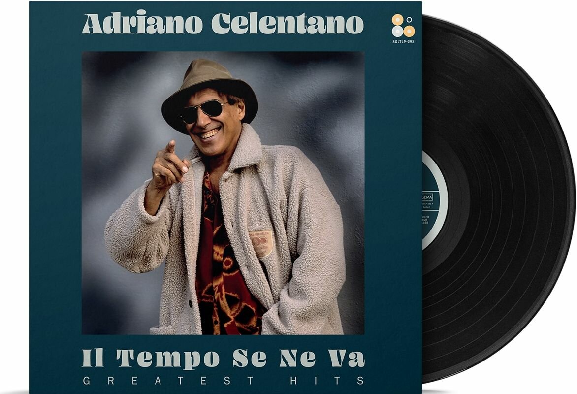 ADRIANO CELENTANO - Il Tempo Se Ne Va - Greatest Hits, (LP, Сборник, Черный Винил) Виниловая Пластинка