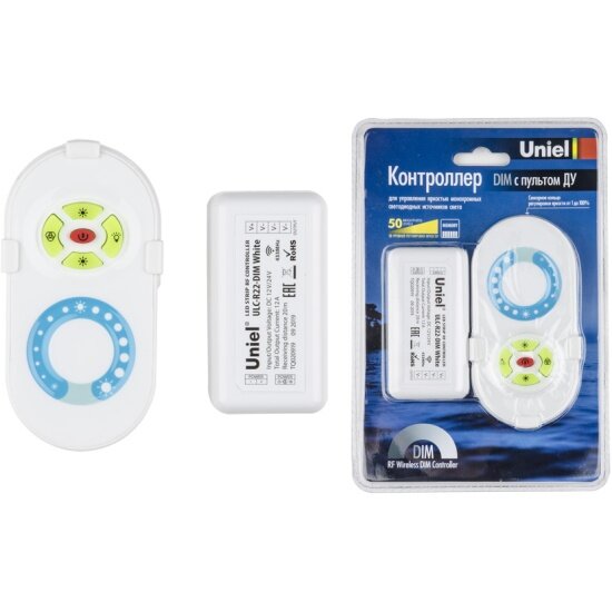 Контроллер Uniel ULC-R22-DIM White с пультом с ду.