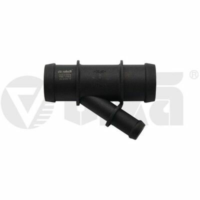 Фланец системы охлаждения VIKA 11210938001 Skoda Fabia II, III, Rapid, Vw Jetta IV, Polo V, Sedan 1.6 07->, пластик