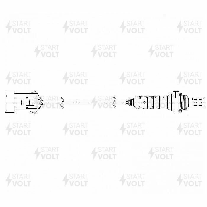 Лямбда-зонд STARTVOLT VS-OS 2000 Peugeot, Citroen 308 07-, 408 12-, C4 11- 1.6I после Кат