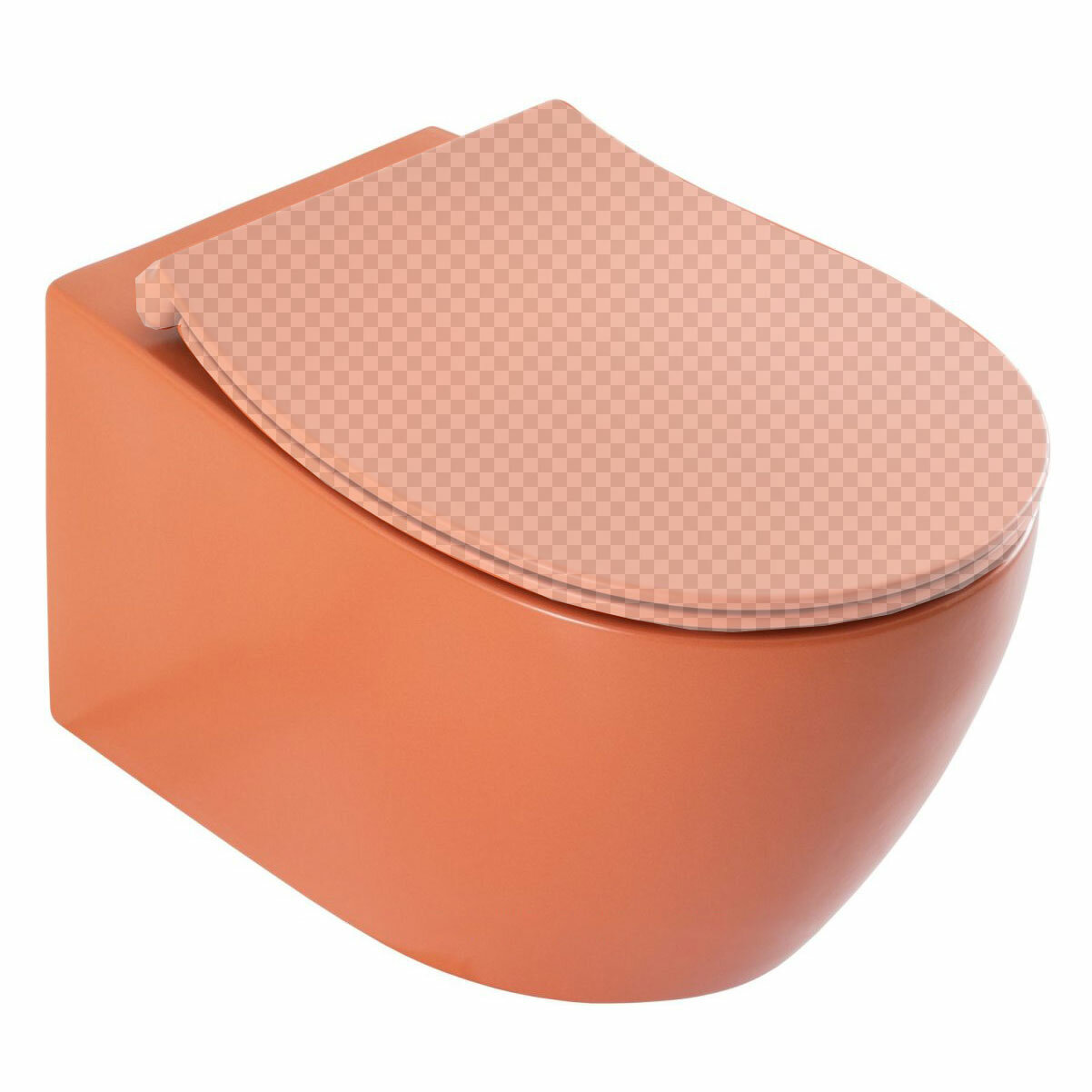 Подвесной унитаз Allen Brau Fantasy 3 4.11035. TE терракот