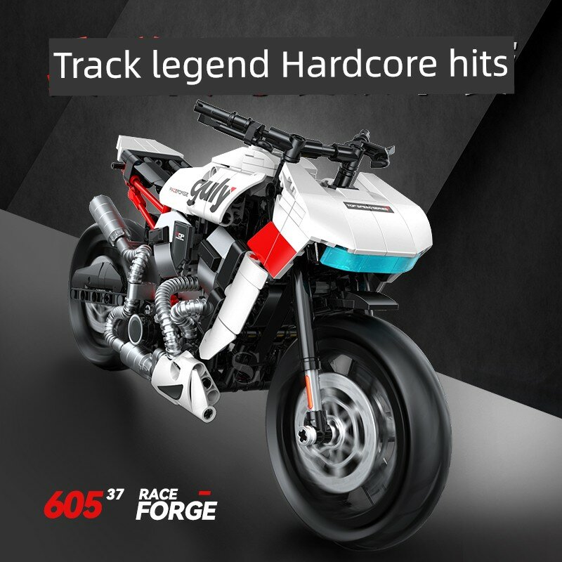 GuLi 1:8 Модель мотоцикла Harley Pan America ADV Точная механическая сборка