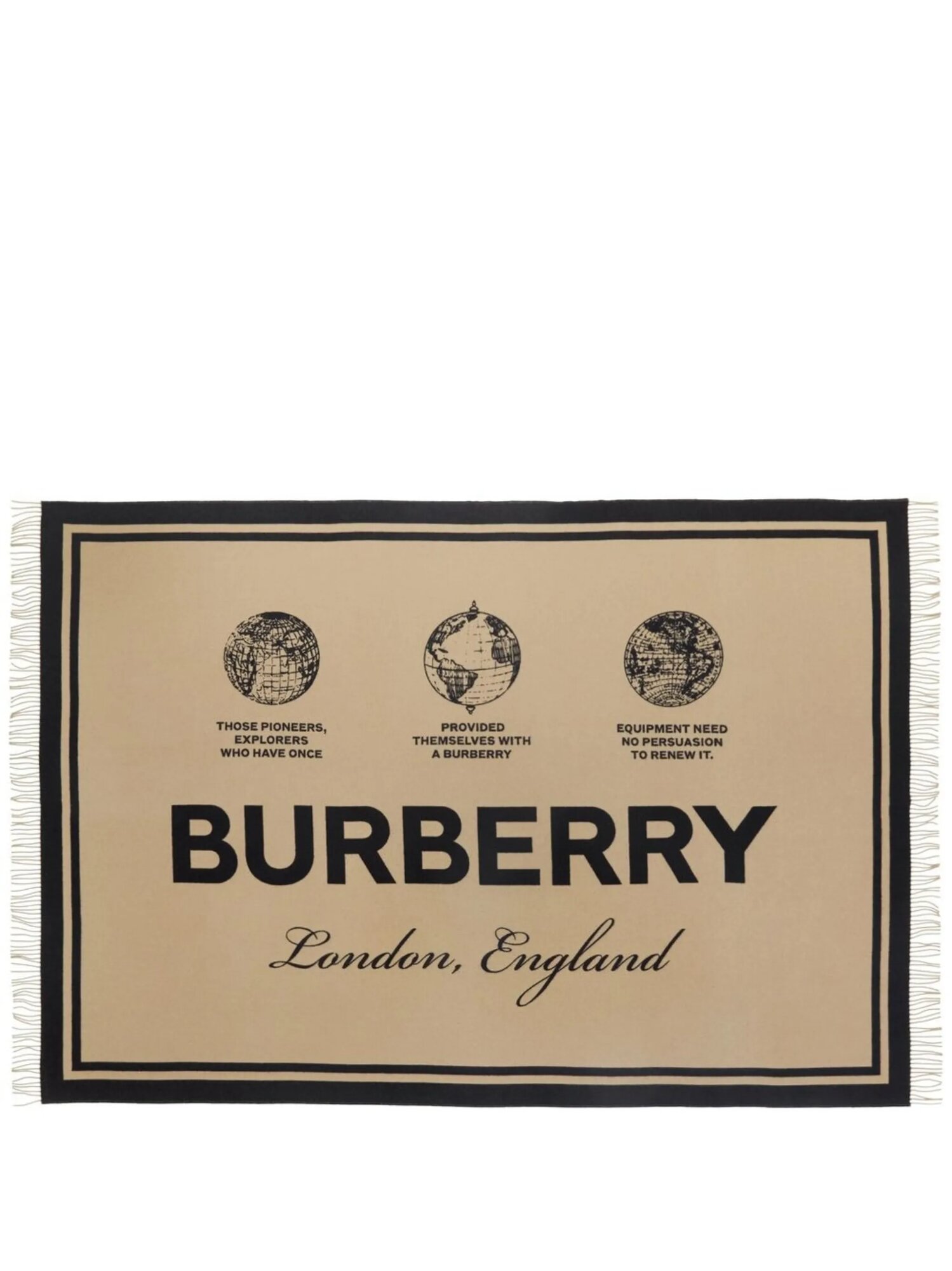 Жаккардовое одеяло Label из смеси кашемира и шерсти, OneSize