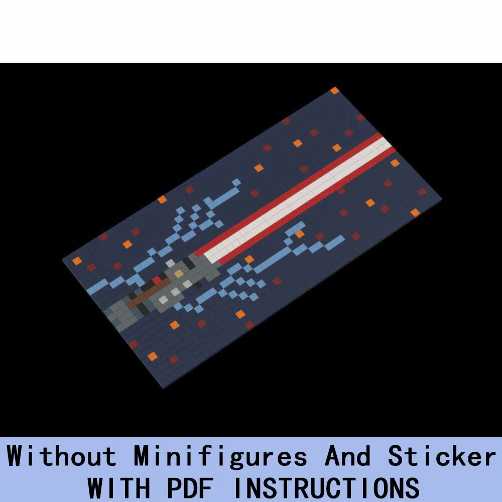 1016шт. Конструктор Starkiller's Lightsaber Mosaic Набор строительных блоков