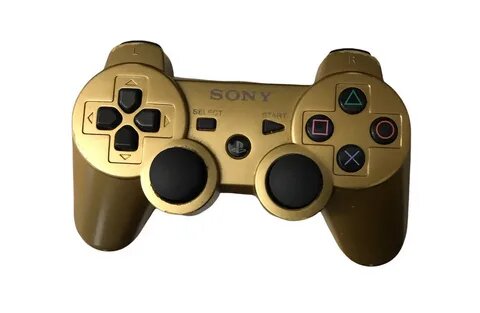 Уценка Геймпад беспроводной Sony DualShock 3 для PS3 золотой оригинал