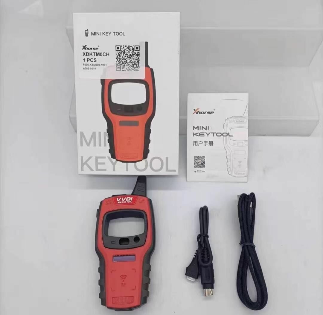 Программатор VVDI MINI Key Tool (китайская версия) для программирования ключей и брелоков через Bluetooth iOS/Android, 300–450 МГц