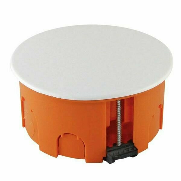 Распаячная коробка СП D80х40мм крышка пл. лапки IP20 SQ1403-1025 1шт