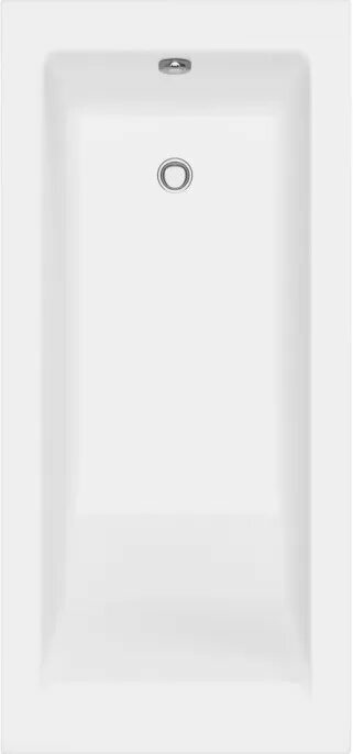 Ванна из литьевого мрамора Delice Diapason 150х70 см, пристенная, матовая