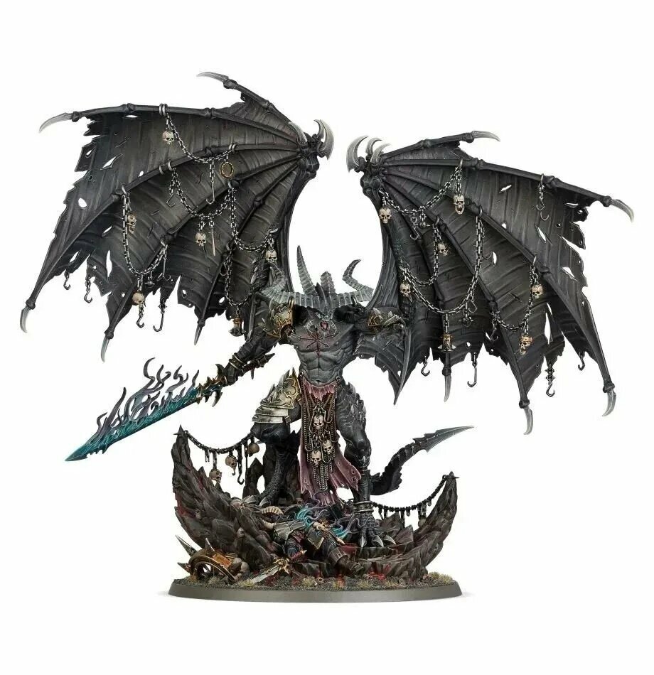 Фигура "Бе'лакор, Темный Мастер" Демонов Хаоса (Смола, Литье) / Be'lakor, the Dark Master (Resin, Cast)