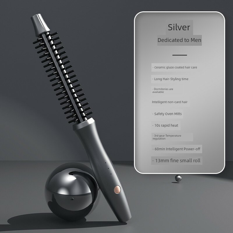 Мужская щипцы для завивки, специальная короткая завивка волос, артефакт, электрическая расческа для завивки волос, 13