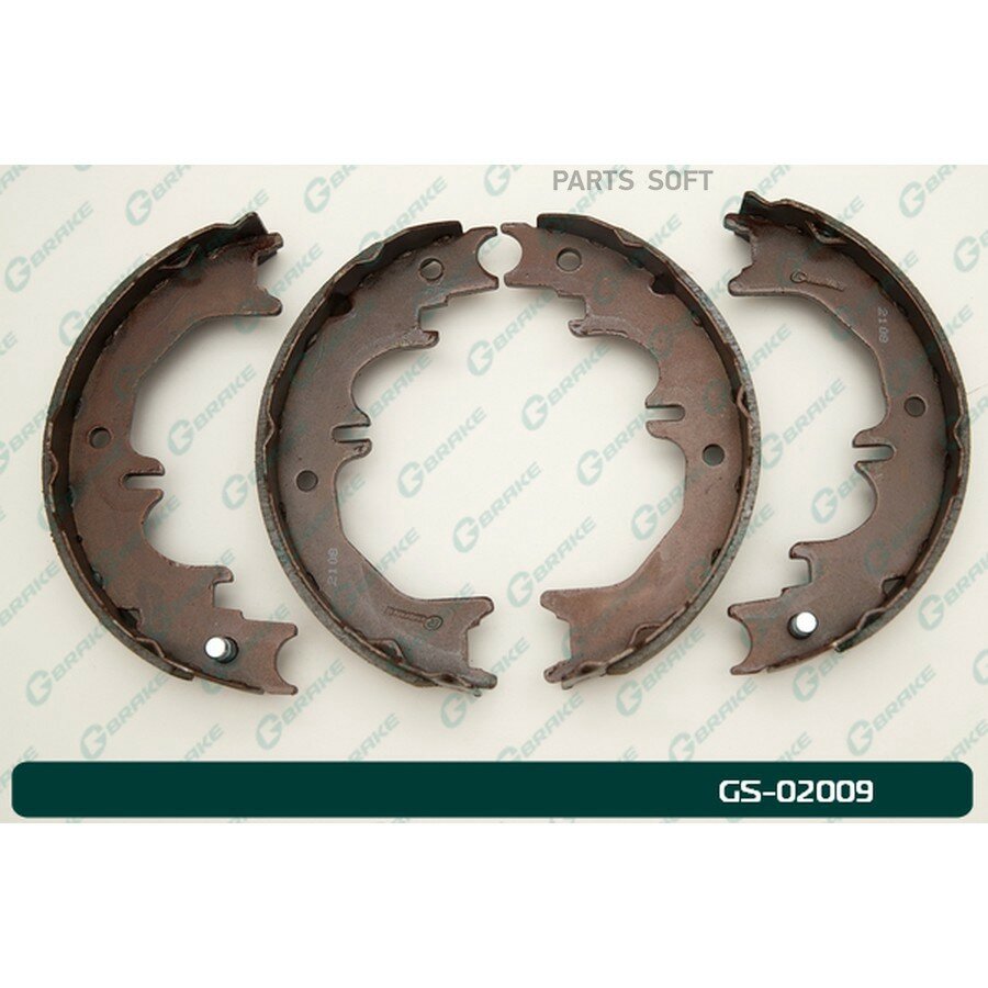 GS02009 G-BRAKE Колодки барабанные G-BRAKE GS02009 | цена за 1 шт