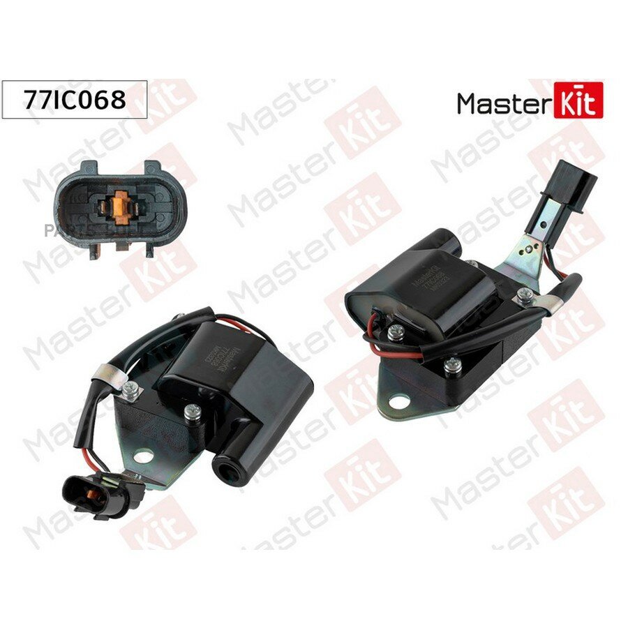 77IC068 MASTERKIT Катушка зажигания HYUNDAI Starex/H1/H100 2.4 '93-, Sonata I-II 1.8-3.0 /MITSUBISHI MASTERKIT 77IC068 | цена за 1 шт