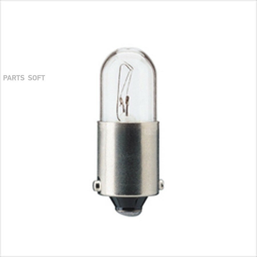 Лампа подсветки T4W 12V 4W "PHILIPS" (в панель приборов) PHILIPS 12929CP | цена за 1 шт