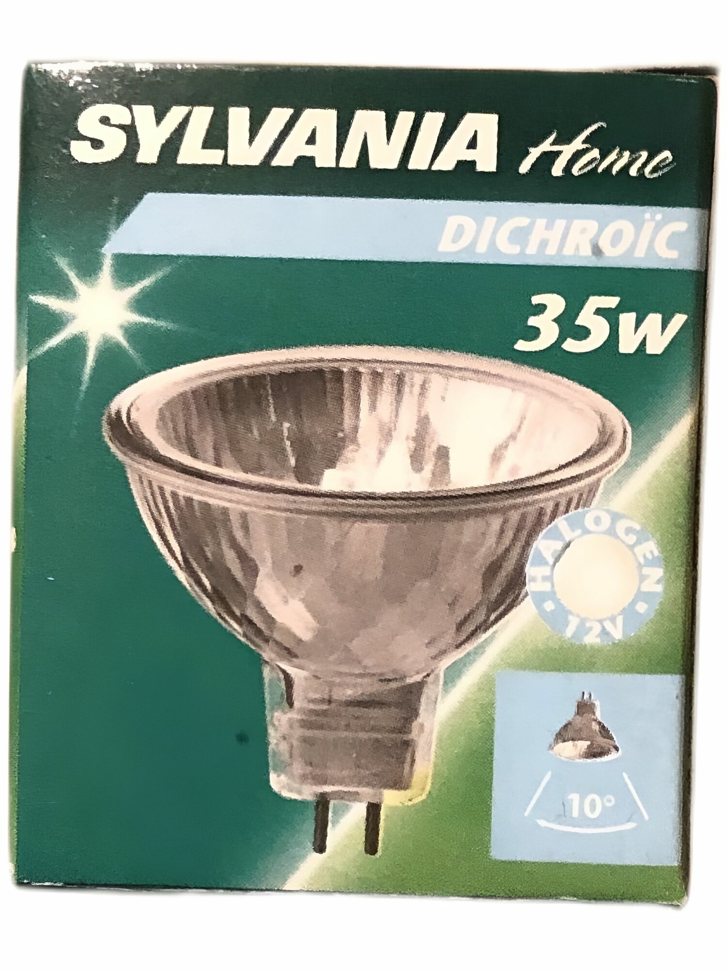 Лампа Sylvania GU4 12V 35W SP угол рассеивания 10 градусов