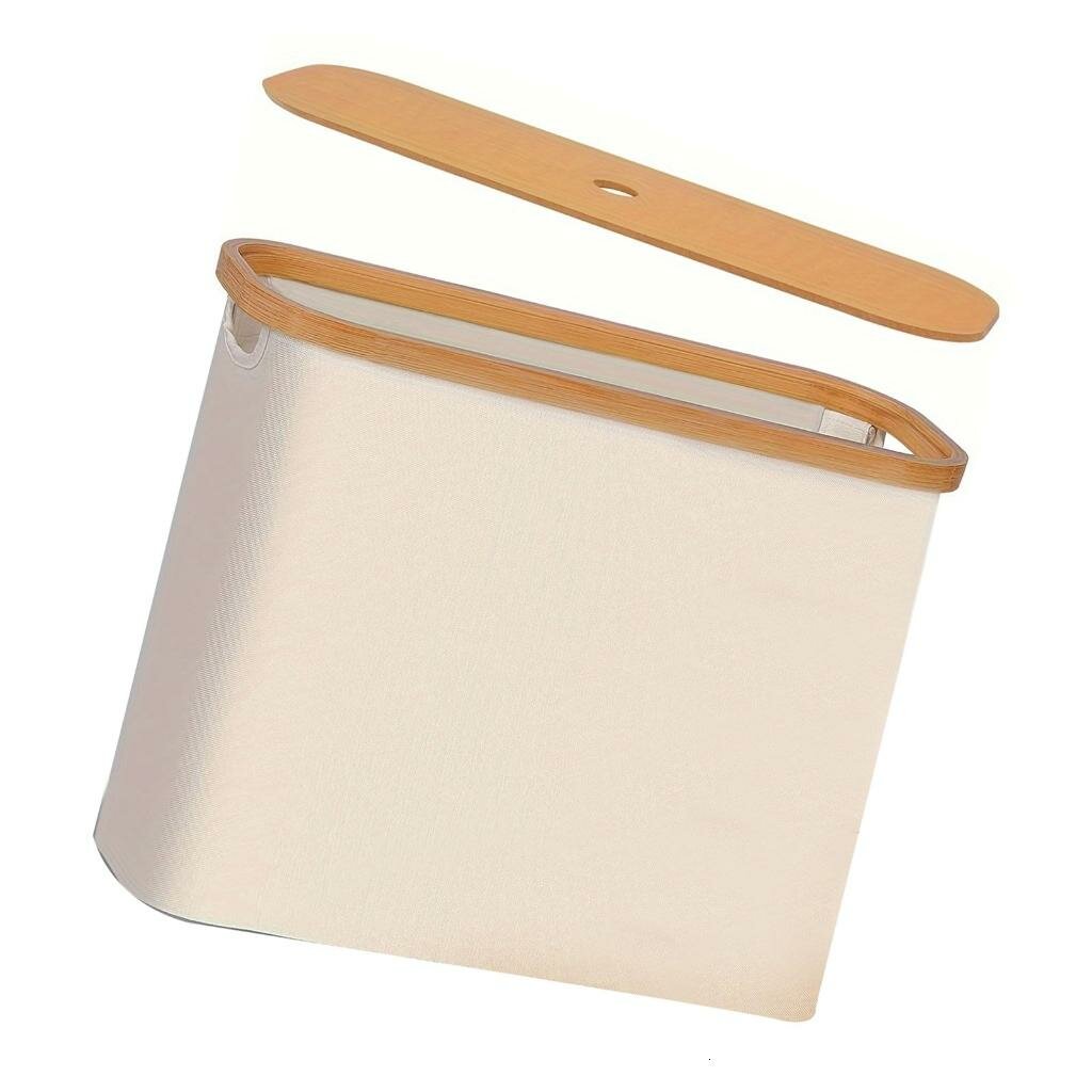 Организатор для бумажных полотенец из бамбука, Белый