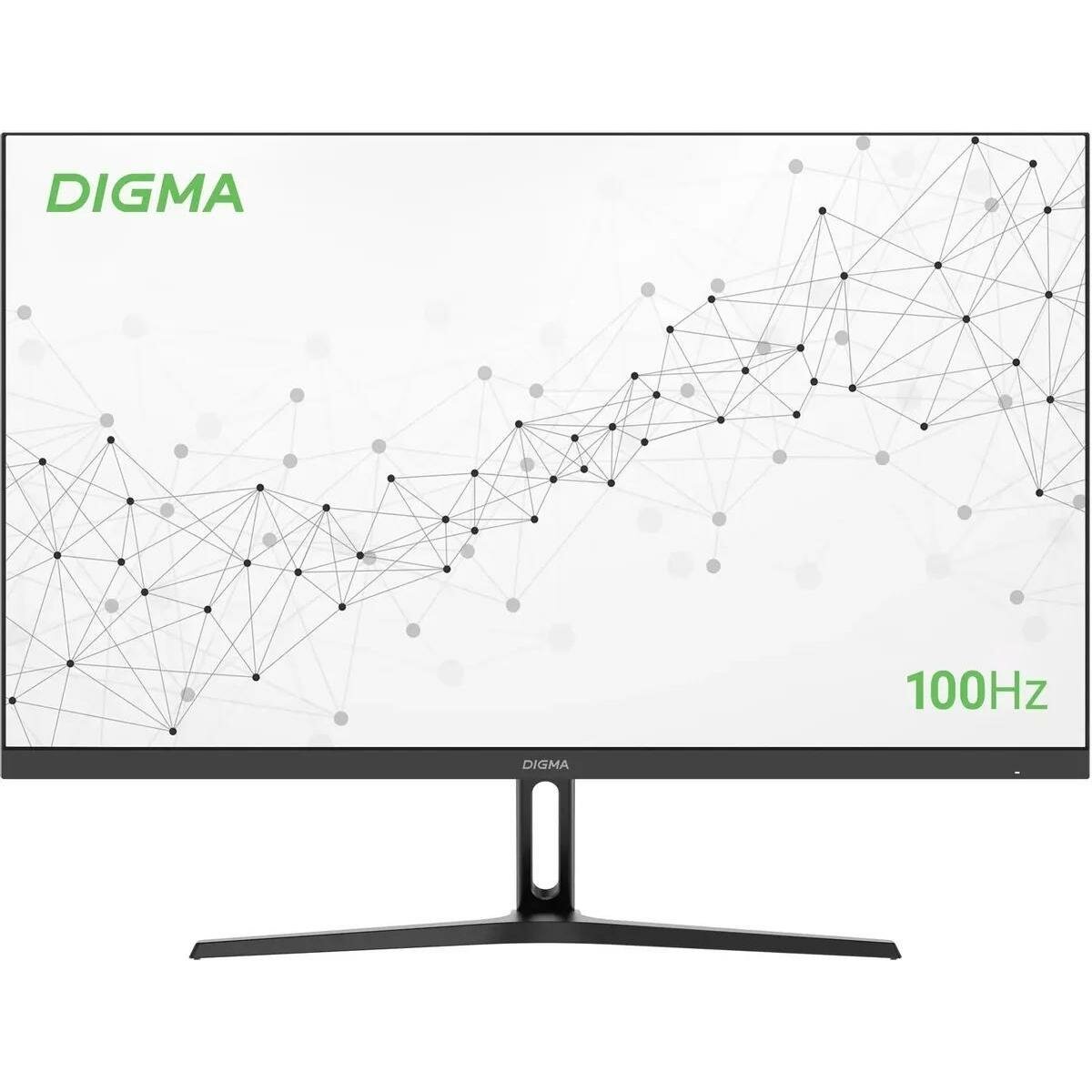 Монитор 27 Digma Progress 27P301F черный, IPS LED, 5ms, 16:9, 1920x1080, 300 cd/m, 178°/178°, 100Hz, HDMI, VGA, DP, матовая, FreeSync, FHD