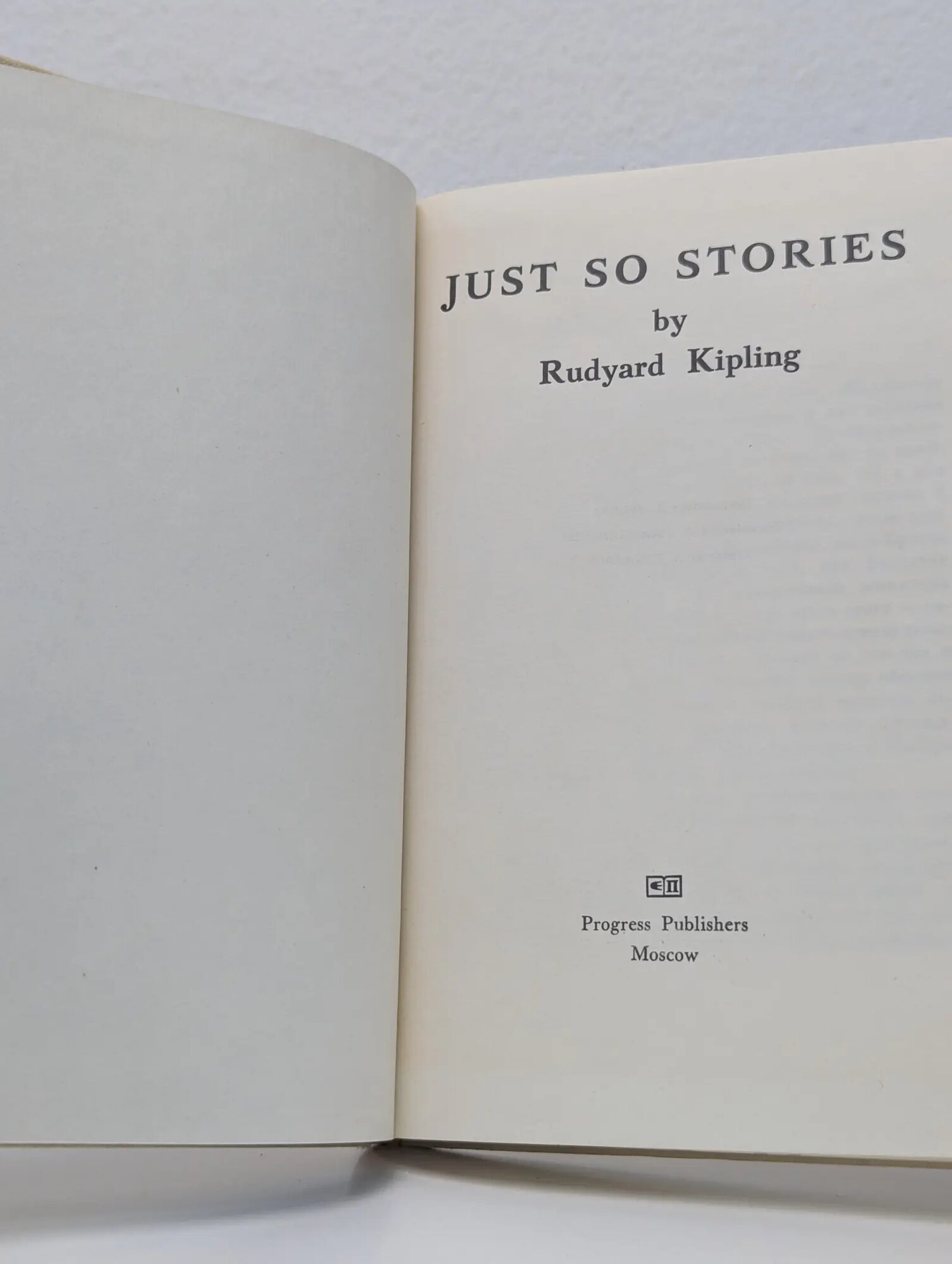 Just so stories Rudyard Kipling 1968 — фото 1