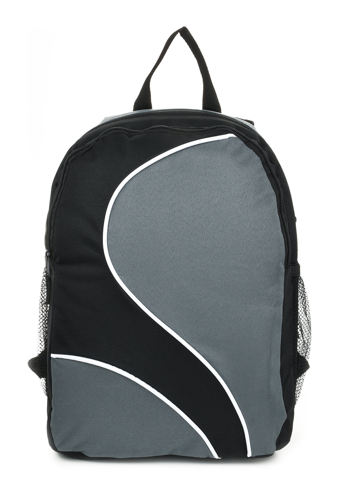Ryukzak creativiki sport basic 41 h 30 h 16 sm myagkiy karkas 1 sektsiya cherno seryy