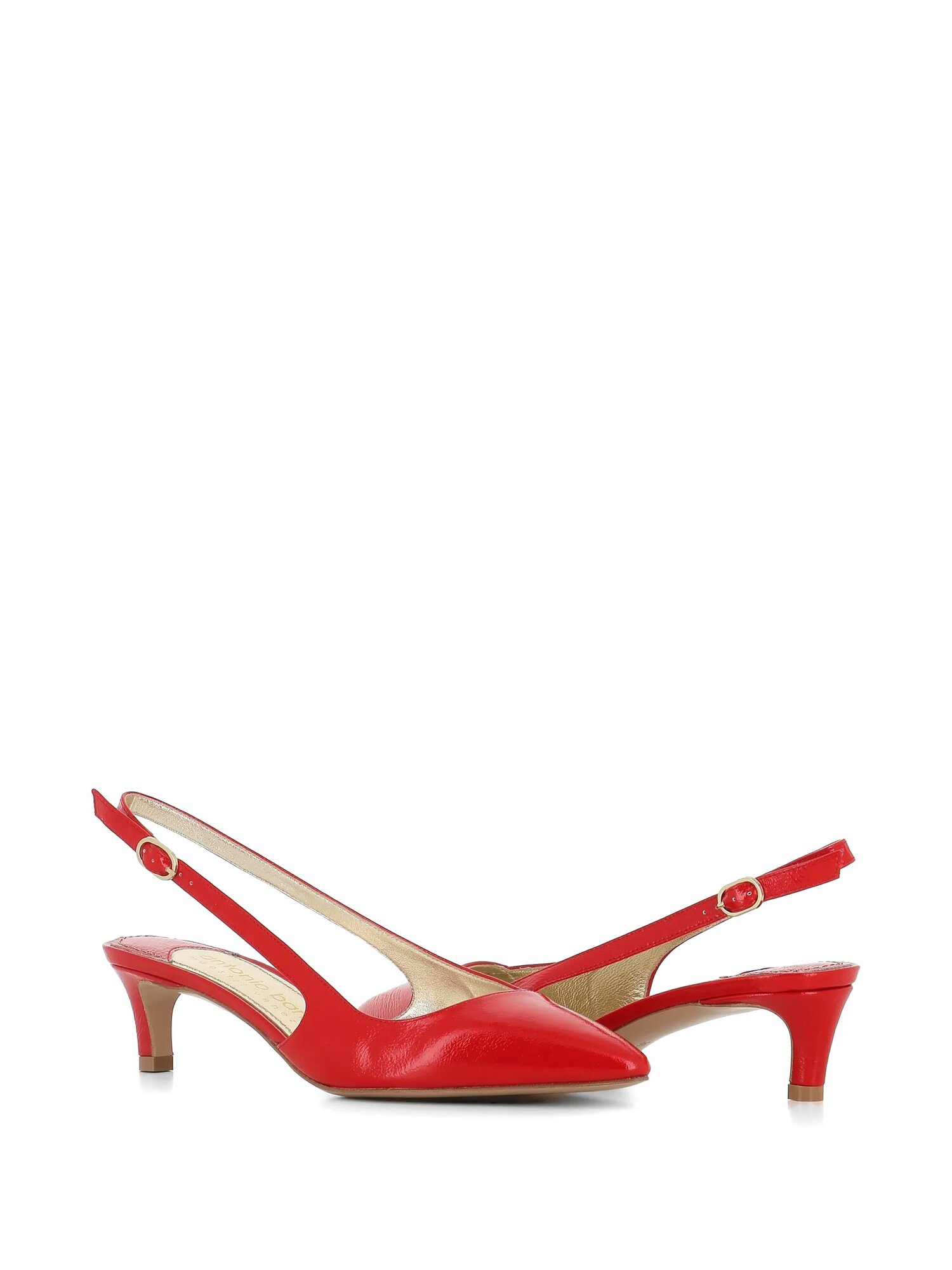 Туфли antonio barbato maestri veneziani Pointed slingback pumps, размер 38, red — фото 1