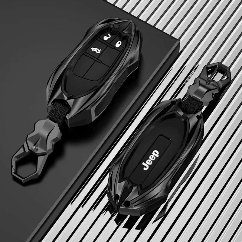 Чехол для ключей Jeep Wrangler черного цвета с кристаллической пряжкой для Jeep Gladiator - стиль B, набор