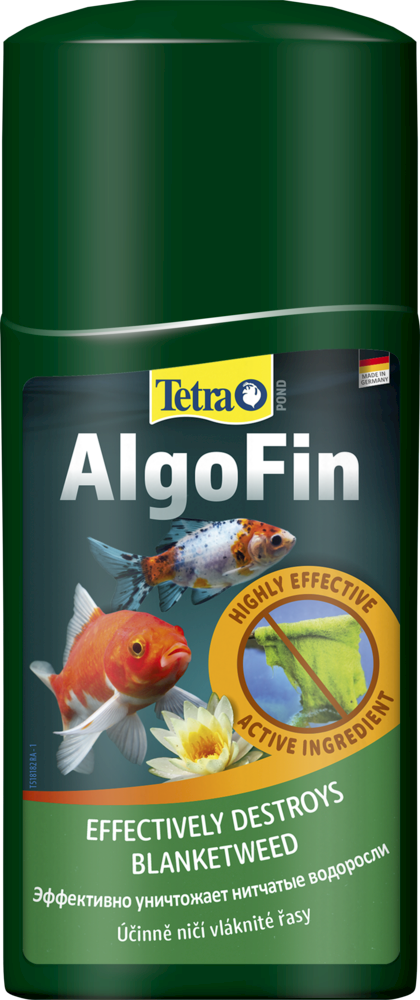 Tetra Pond AlgoFin средство против сине-зелёных, нитчатых водорослей и ряски в пруду (против цветения воды), 1л