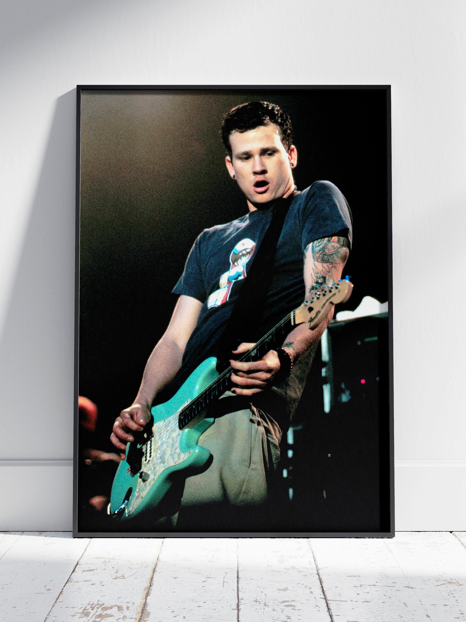 Плакат на стену для интерьера Блинк 182 (Том ДеЛонг - Tom DeLonge 1) - Постер по музыке и артисту формата A4 (21x30 см)