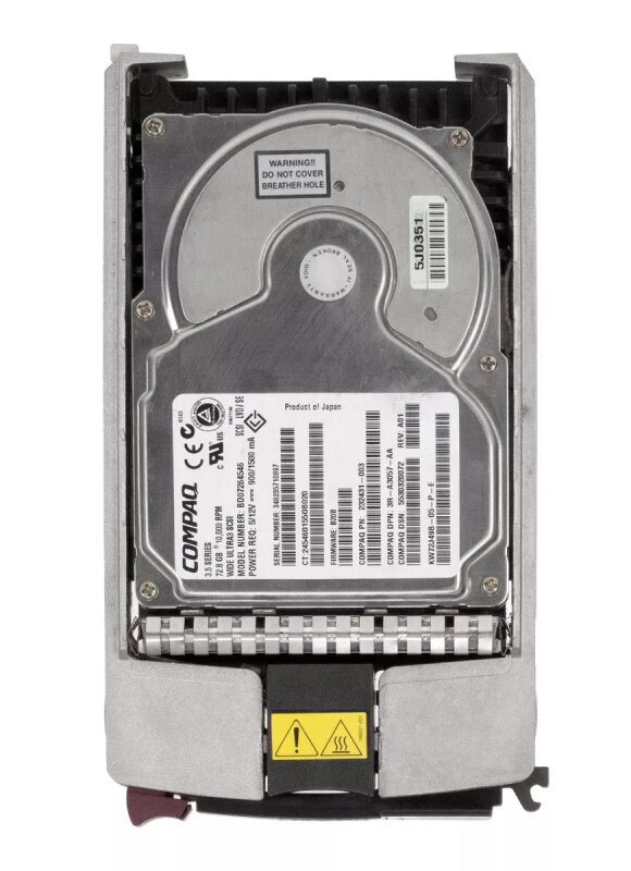 Жесткий диск HP 233349-001 72,8Gb U160SCSI 3.5" HDD