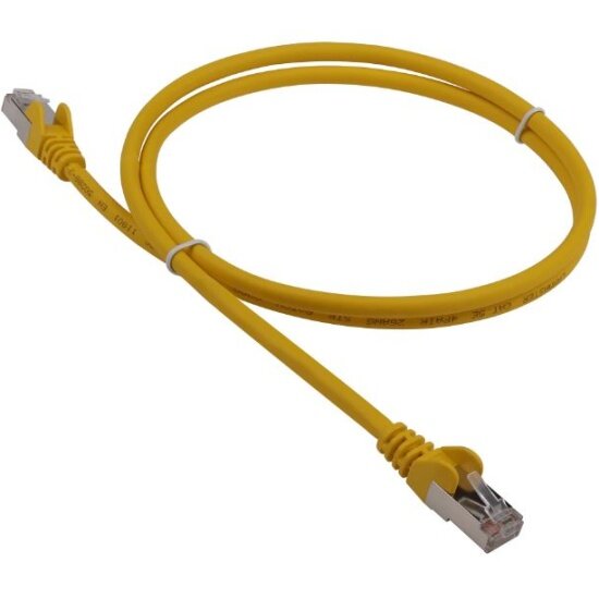 Патч-корд Lanmaster LAN-PC45/S5E-15-YL FTP RJ-45 вил.-вилка RJ-45 кат.5E 15м желтый LSZH