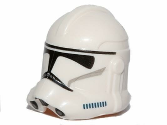 Деталь Lego 11217pb09 Minifigure, Headgear Helmet SW Clone Trooper (Phase 2) with Ep.3 Pattern