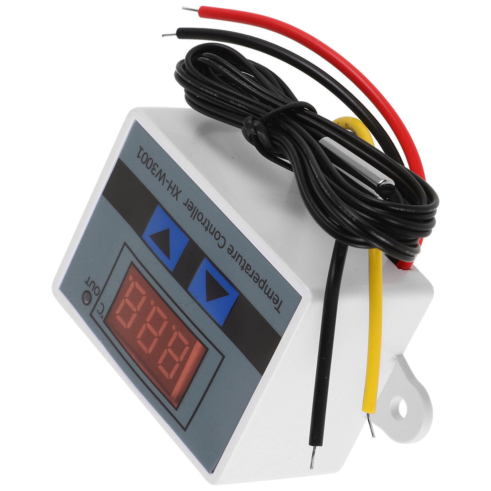 Микрокомпьютерный программируемый контроллер обогрева и охлаждения с цифровым дисплеем и датчиком температуры, 24 В/240 Вт (английская версия)