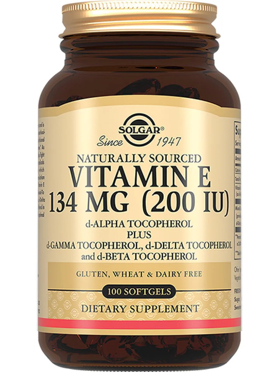 Solgar Витамин Е 134 мг (200 МЕ) / Vitamin E 134 mg (200 IU)