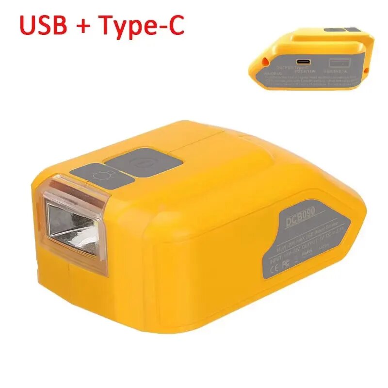 Преобразователь питания Dewalt DCB090 USB Type-C