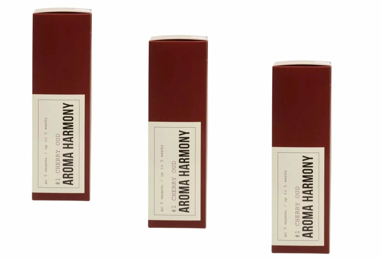 Диффузор Aroma Harmony ароматический №1 Cherry Oud, 60мл 3шт
