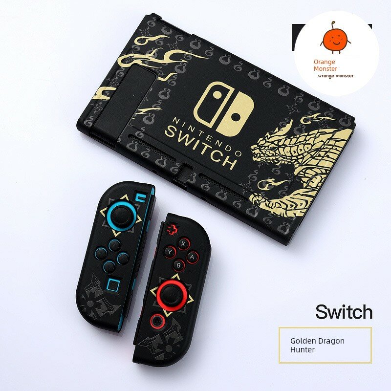 Чехол для Nintendo Switch OLED с Monster Hunter Golden Dragon, 7-дюймовый экран