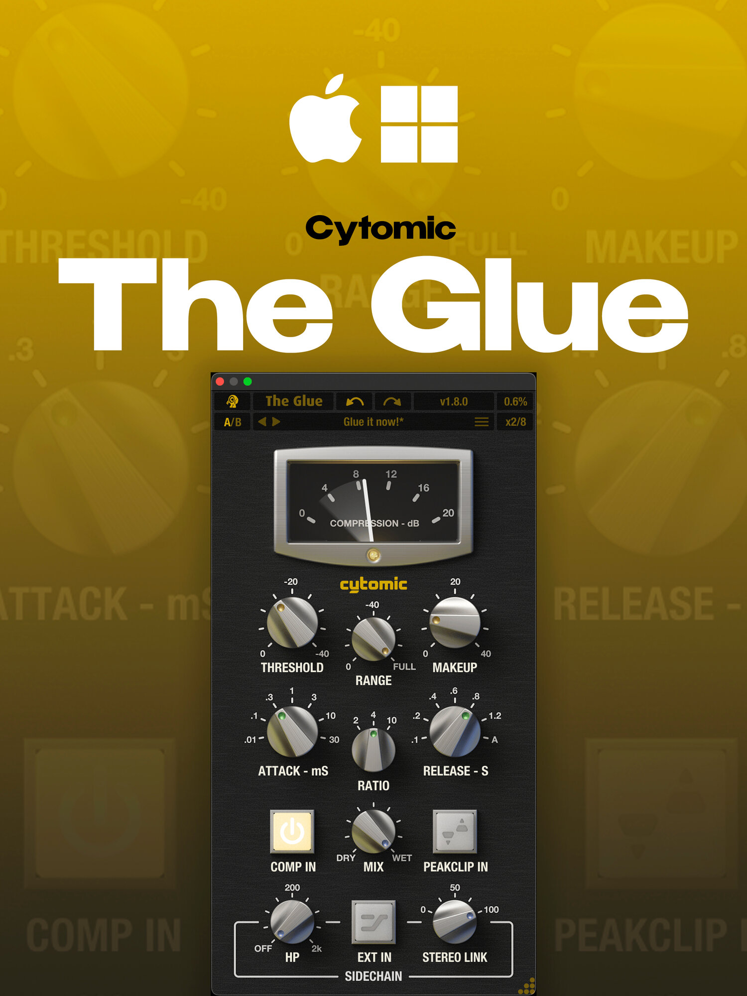 The Glue by Сytomic (бессрочная лицензионная активация) для ПК, Windows & macOS